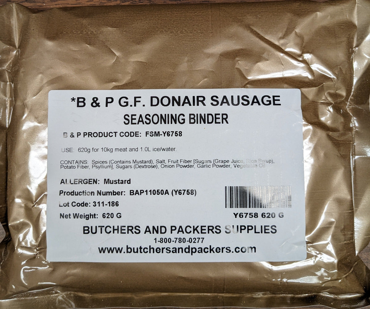 Donair Sausage Seasoning & Binder (GF) – Butchers & Packers Supplies