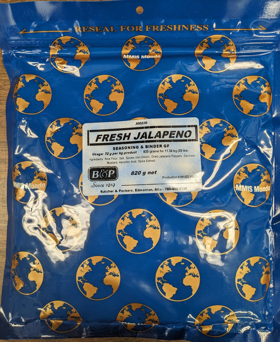 Jalapeno Sausage Seasoning & Binder – Butchers & Packers Supplies