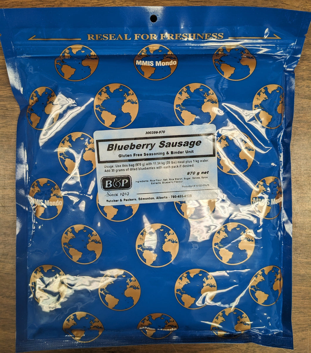 Blueberry Sausage Seasoning & Binder (GF) – Butchers & Packers Supplies