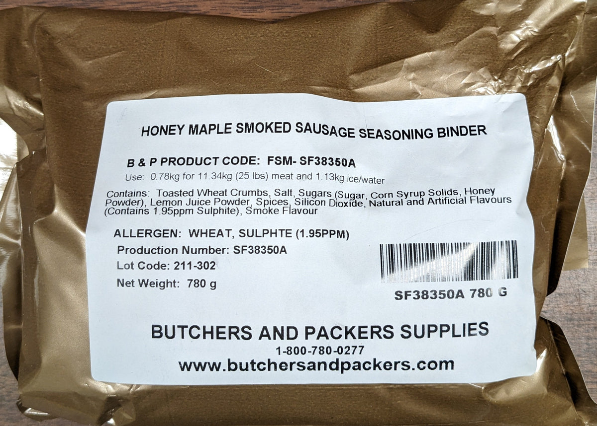 Honey Maple Smoked Sausage Seasoning & Binder – Butchers & Packers Supplies